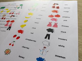 Picture reading - COLOURS | Učitelnice