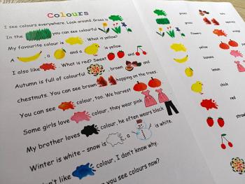 Picture reading - COLOURS | Učitelnice