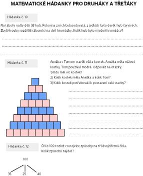 Matematické hádanky a úlohy | Učitelnice