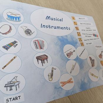 Musical Instruments - Board game | Učitelnice