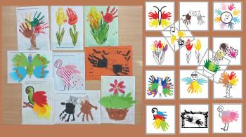 Hrátky s OTISKY RUKOU | Učitelnice