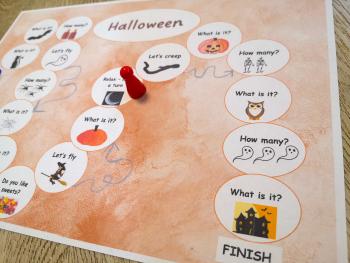 Halloween - Board game | Učitelnice
