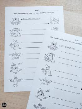 MONSTER VERBS - PRESENT CONTINUOUS VS SIMPLE | Učitelnice