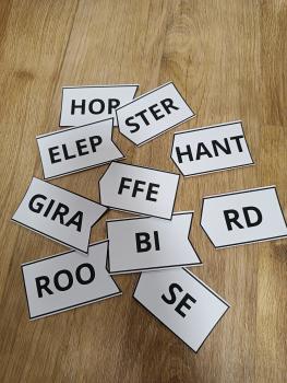 ANIMALS – SADA FLASHCARDS + HRY (Broken cards, Domino, Bingo set,Já mám ...