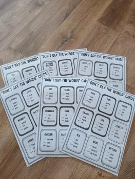 SPEAKING CHALLENGE: DON’T SAY THE WORDS | Učitelnice