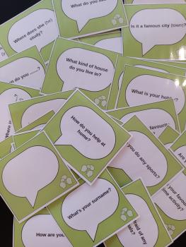 SPEAKING CHAIN-GAME: QUESTIONS | Učitelnice