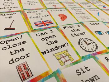 Classroom Language Cards | Učitelnice