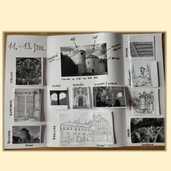 Lapbook - románský sloh | Učitelnice