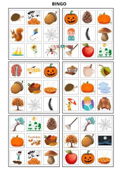 AUTUMN – sada aktivit – Flashcards, Bingo, Domino | Učitelnice