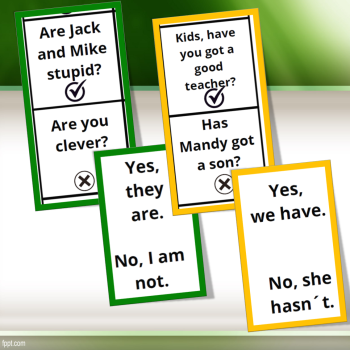 Short answers & cards | Učitelnice