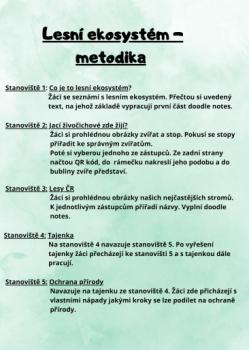 Lesní ekosystém - stanoviště | Učitelnice