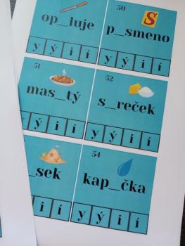 Vyjmenovaná slova po P, S - kolíčkování | Učitelnice