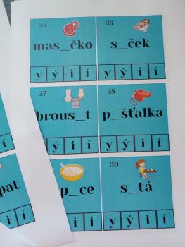 Vyjmenovaná slova po P, S - kolíčkování | Učitelnice