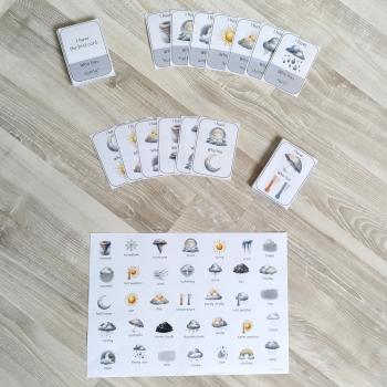 Kartičky I HAVE, WHO HAS? - WEATHER | Učitelnice