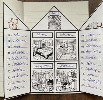 Lapbook - My house | Učitelnice