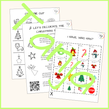 Materiál - CHRISTMAS - Anglické aktivity k písničce "Let's decorate the ...