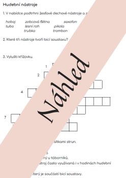 Hudební nástroje (dělení, ukázky) | Učitelnice
