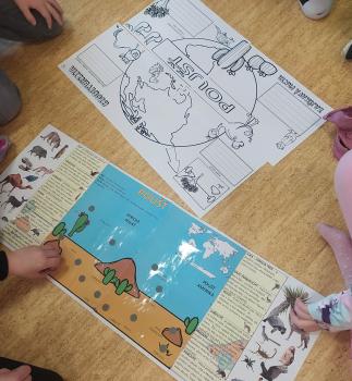 Materiál - SAVANY A POUŠTĚ