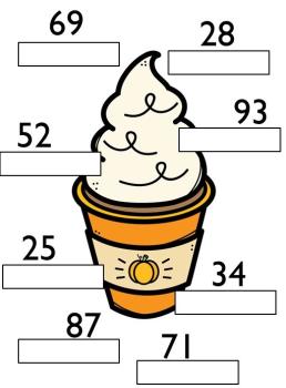 Materiál - AJ Numbers